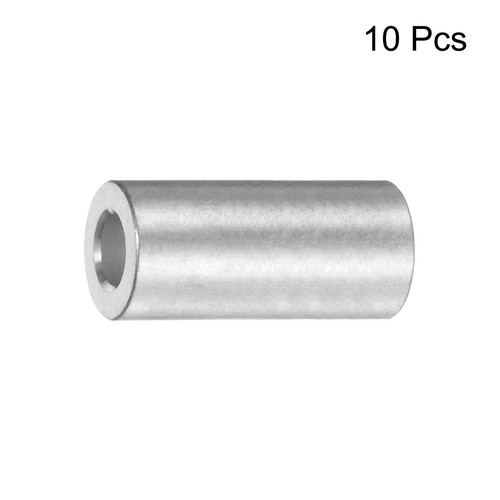10pcs Aluminum Spacer 5mm Bore 10mm OD, 28mm Length Screw Standoff ...
