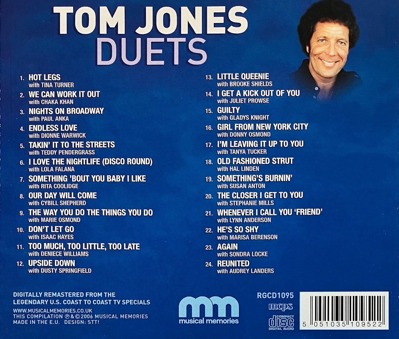 Tom Jones - Duets (CD 2005) for sale online | eBay