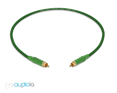 Mogami 2534 Quad Cable | Green Amphenol RCA to RCA | Green 2 Feet 2 Ft ...