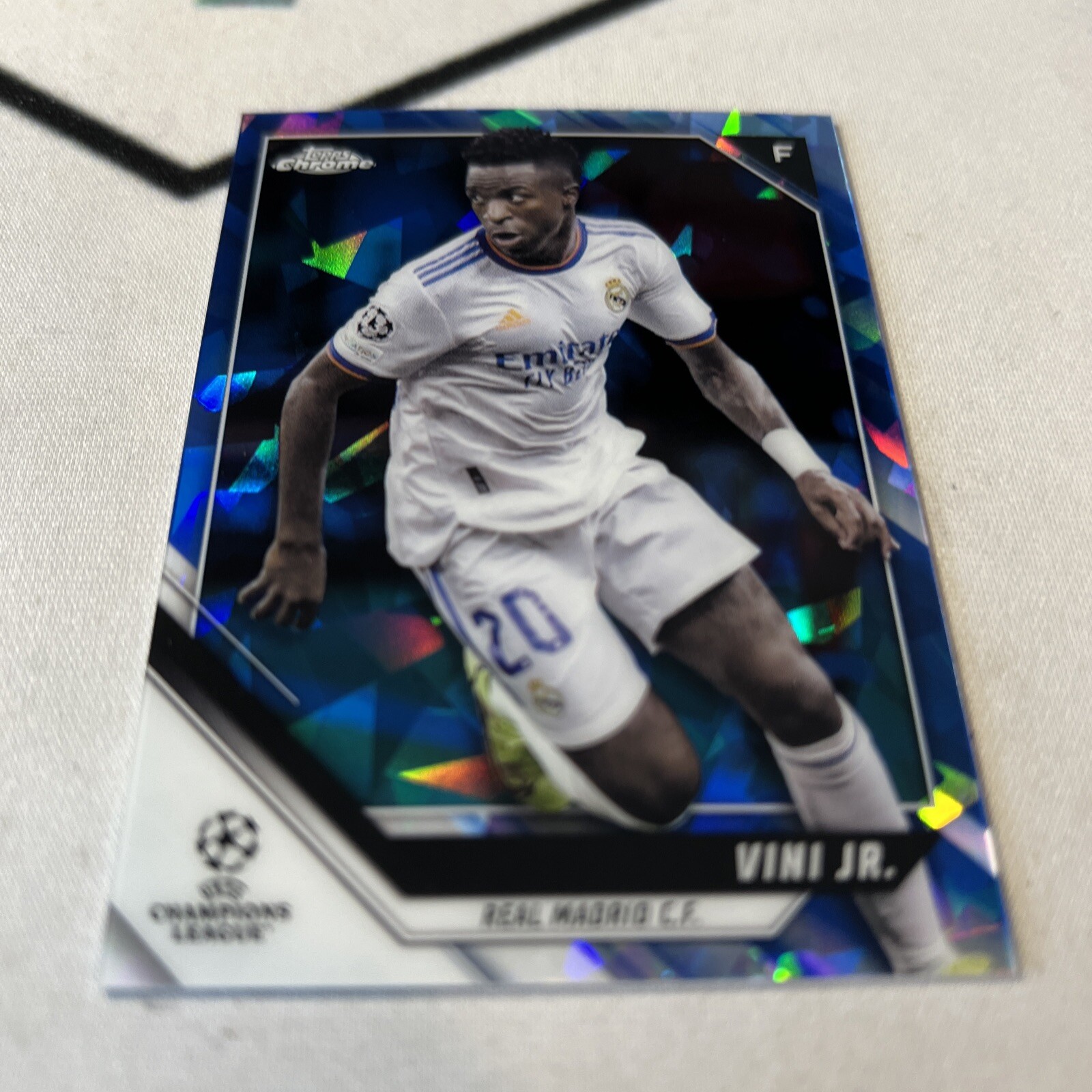 2021-22 Topps Chrome UEFA UCL Sapphire Vini Jr. #63 Real Madrid J357 | eBay