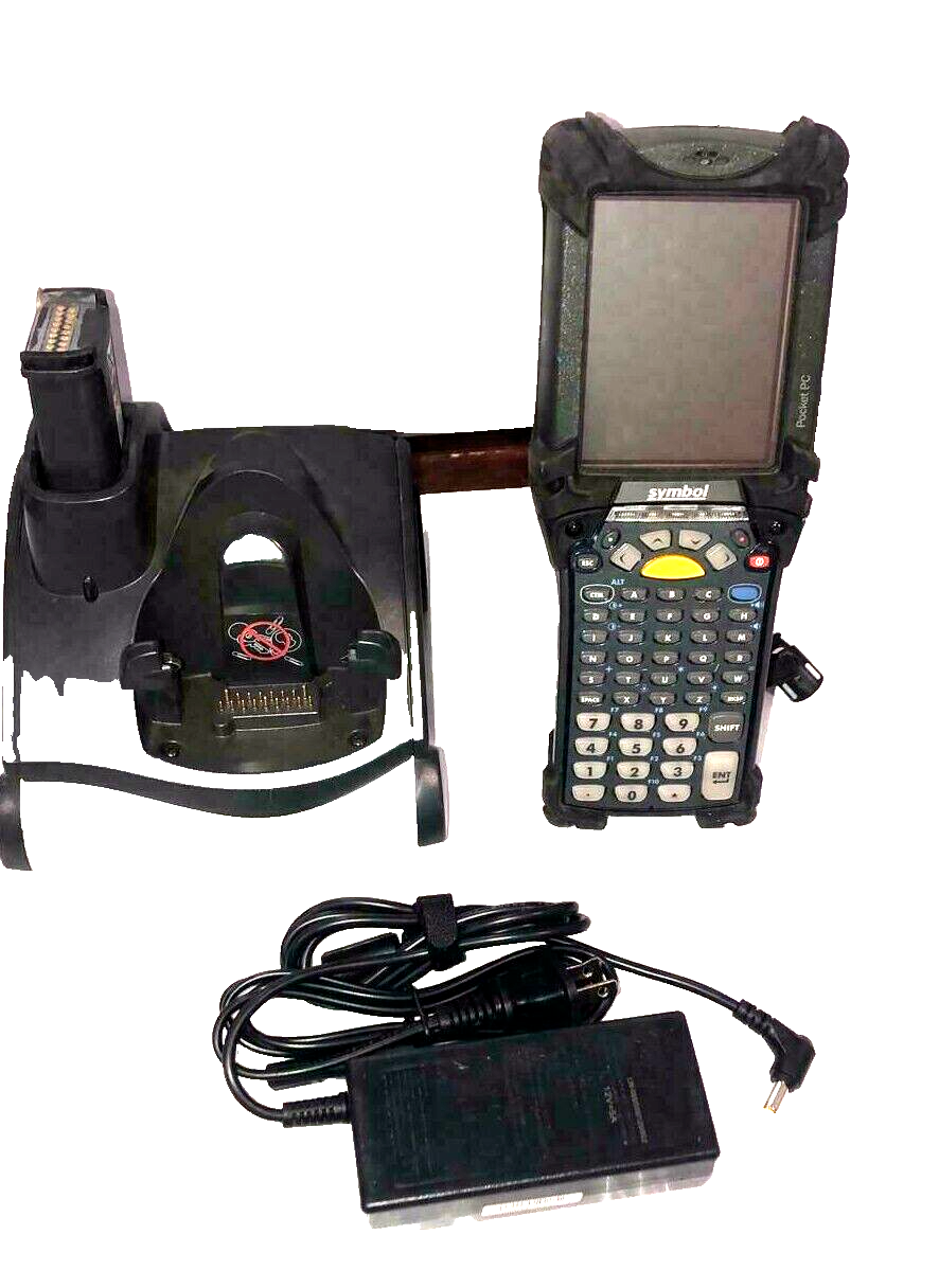 Motorola MC9060-GK0HBEEA7WW Mobile Computer w/PS6S9000UE Cradle Charge ...