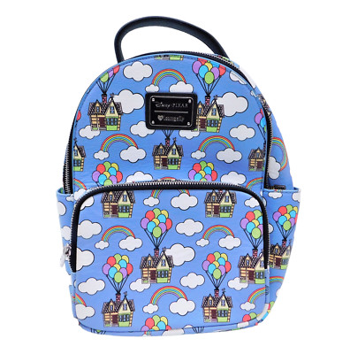 Loungefly Disney Pixar UP Balloons House Mini Backpack. Blue Black ...