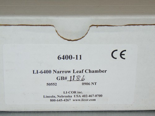 Li-Cor 6400-11 Narrow Leaf Chamber for LI-6400XT Portable ...