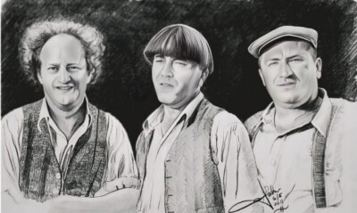 The Three Stooges, 3 Stooges, Original Art COPY 102 | eBay