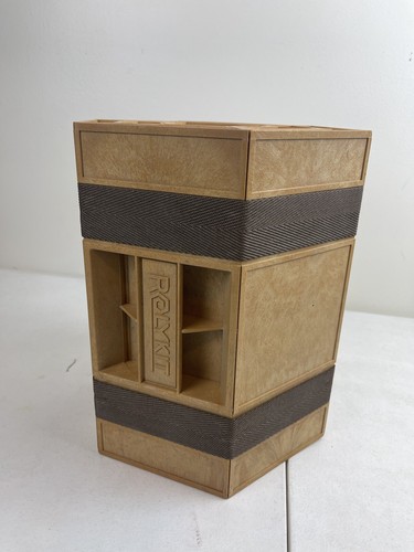 Vintage RolyKit Dark Tan Roll Up Art Crafts Tackle Box Organizer | eBay