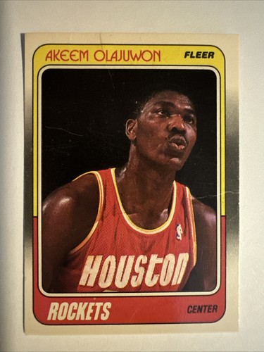 1988 Fleer Basketball - AKEEM OLAJUWON #53 - Houston Rockets HOF | eBay
