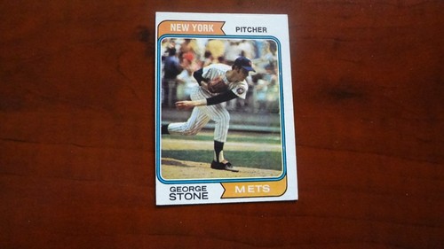 1974 TOPPS # 397 GEORGE STONE BASEBALL CARD | eBay