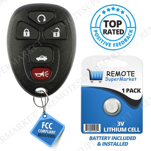 Replacement for 2006-2013 Chevy Impala 06-07 Monte Carlo Remote Car Key ...