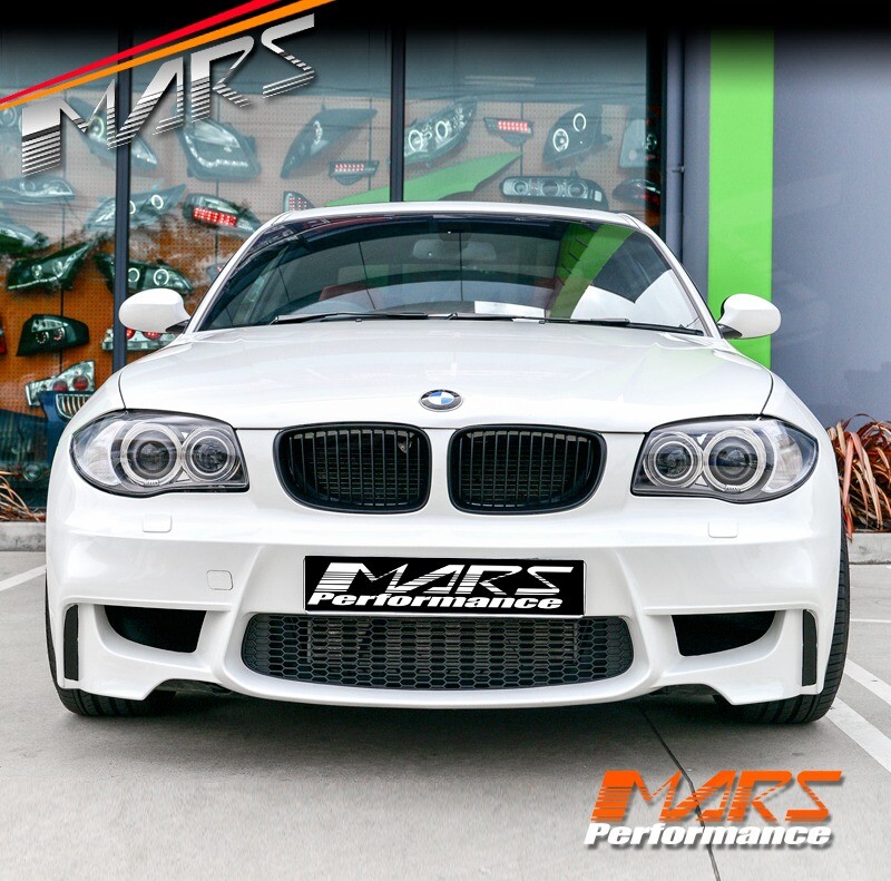 1M Style Front Bumper Bar for BMW E81 E82 E87 E88 Coupe Hatch Convertible | eBay