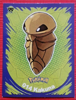 2022 POKEMON Sticker EP #014 KAKUNA Kanto PERU Edition South America ...