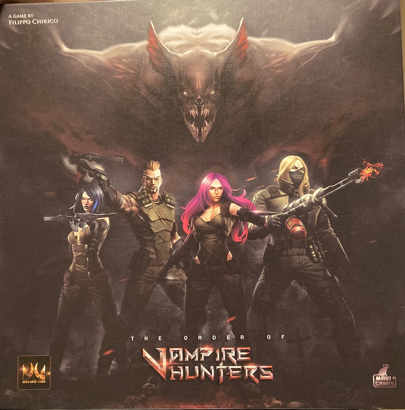 The Order of Vampire Hunters Board Game | HUNTER PLEDGE | Dark Gate ...