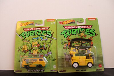 Hot Wheels GJR50 Teenage Mutant Ninja Turtle Party Wagon - Yellow ...