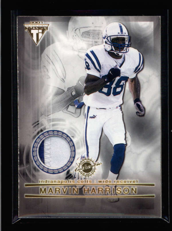 HARRISON / TOOMER 2001 PRIVATE STOCK TITANIUM #91 DUAL GAME USED PATCH ...