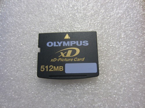 Olympus xD-Picture Card 512Mb Camera Photo Flash Memory Card MXD512P3 ...