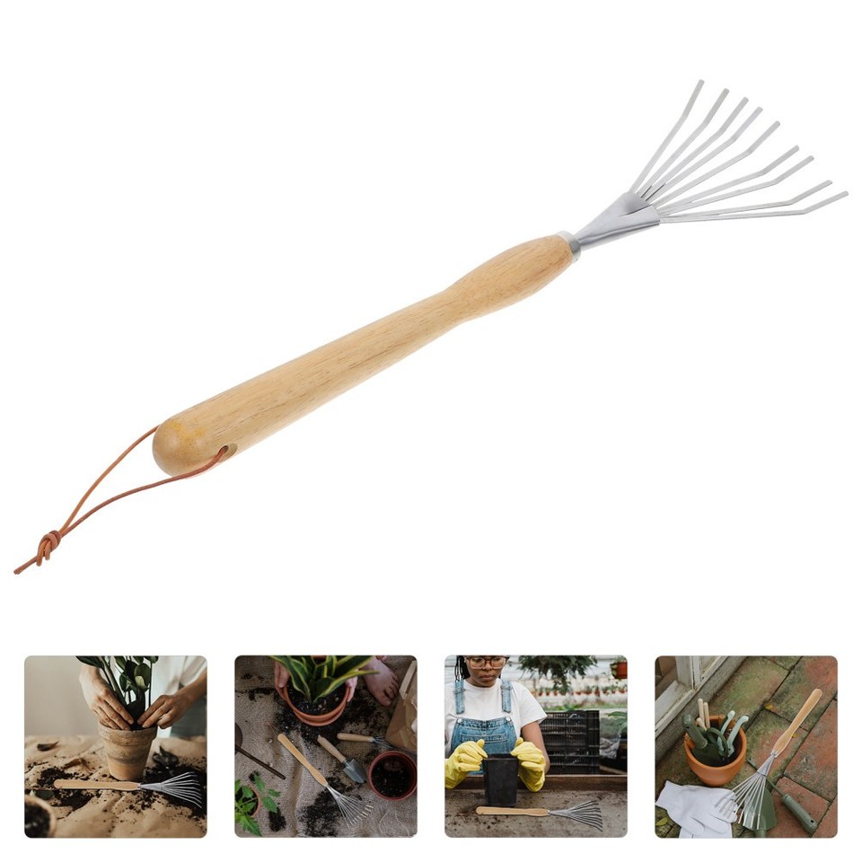 Hand Leaf Rake Hand Rake Soil Spreading Rake Professional Gardening ...