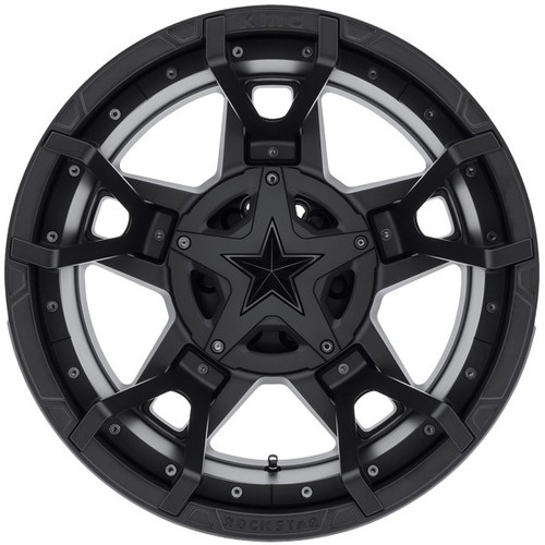 XD Series XD827 Rockstar 3 18x9 5x4.5"/5x5" +0mm Matte Black Wheel Rim ...