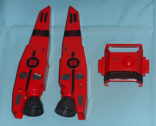 original G1 Transformers JETFIRE R+L TURBO THRUSTER + BACK GUARD armor ...