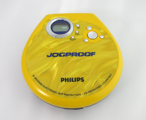 Philips Jogproof Portable CD Player Tested and Working Yellow Skip ...