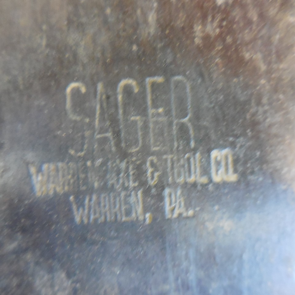 Vintage Sager Warren Axe & Tool Hickory Handle | eBay