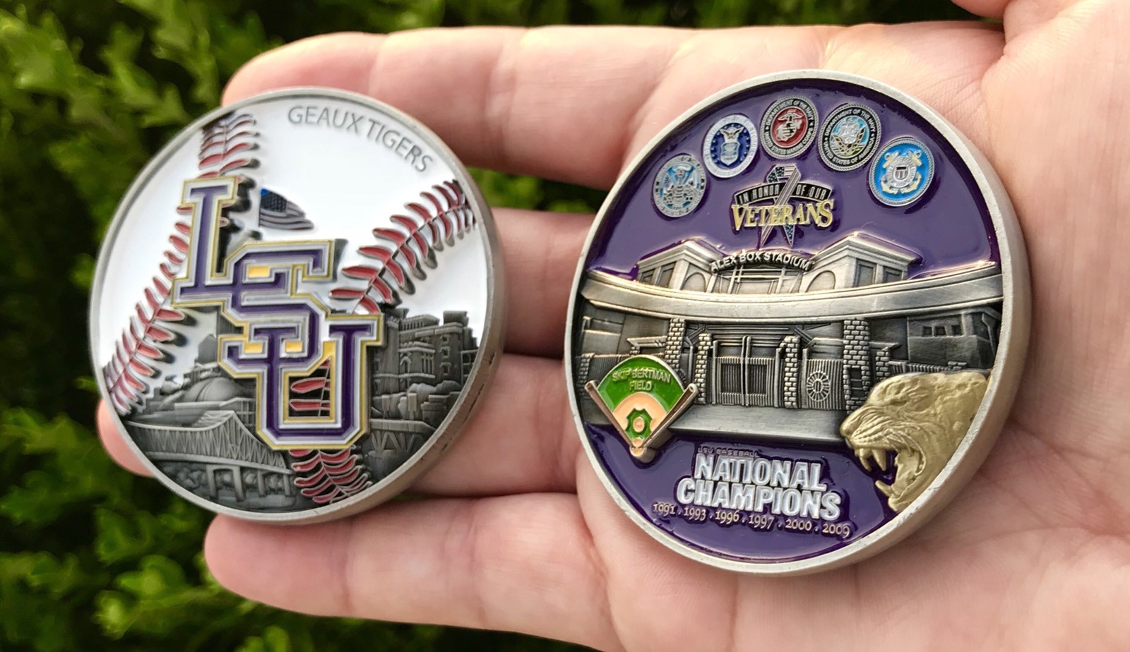 LSU Tigers Baseball World Series Champions Challenge Coin Bertman ...