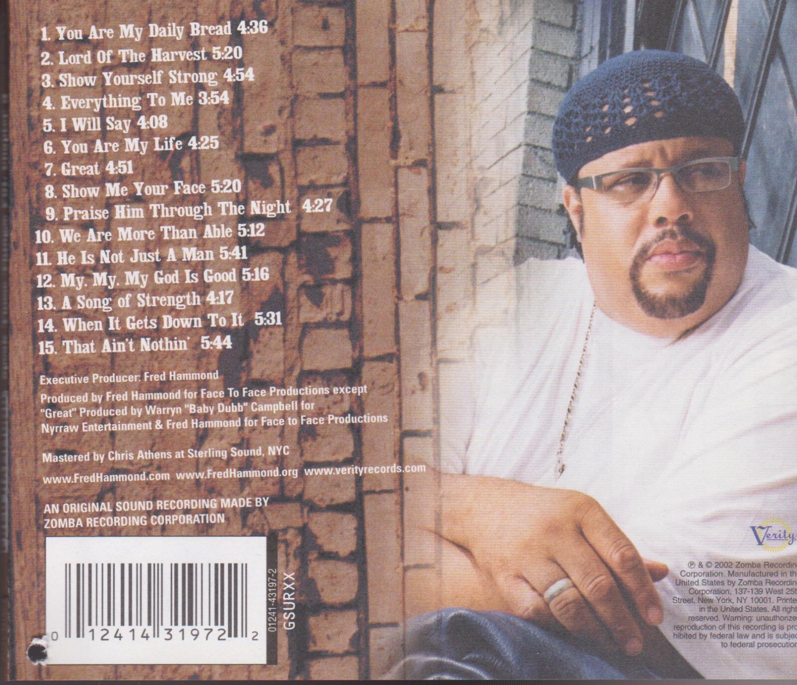 FRED HAMMOND CD: "SPEAK THOSE THINGS: POL CHAPTER 3" 2002 | eBay