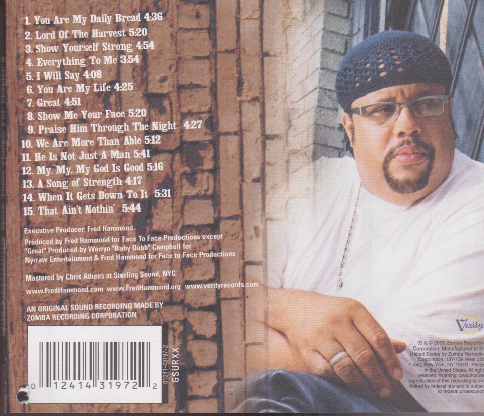 FRED HAMMOND CD: "SPEAK THOSE THINGS: POL CHAPTER 3" 2002 | eBay