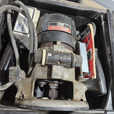 Vintage Sears Craftsman Router Model 315.17480 with Carry Case - Tested ...