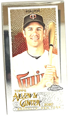 2020 TOPPS CHROME MINI ALLEN & GINTER JOE MAUER MINNESOTA TWINS #20 | eBay