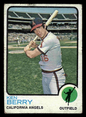 1973 Topps Ken Berry #445 - California Angels | eBay