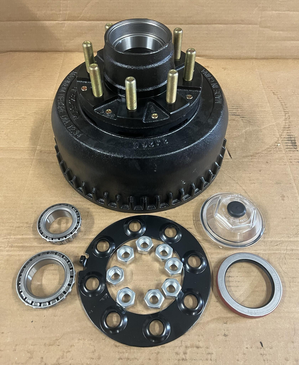 10k Dexter LCI Hub Brake hub Drum kit 12-1/4x3-3/8" 10K GD Trailer Axle ...