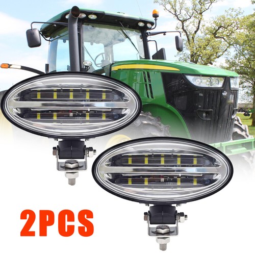 Oval 45W LED Work Light headlight Replace OEM RE269638 For John Deere ...