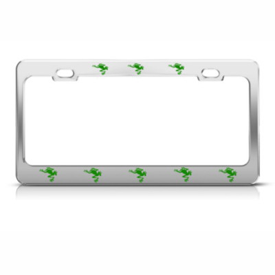 Frog Frogs Steel Metal License Plate Frame Car Auto Tag Holder | eBay