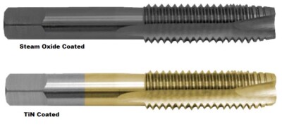 1"-12 Coated Spiral Pointed Tap, High Speed Steel, Ground Thread, USA ...