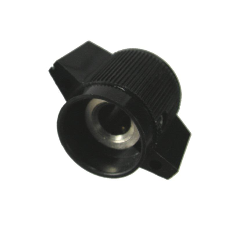 2Pc Black Pointer Control Knob White Indicator Aluminum Insert 2 Set ...