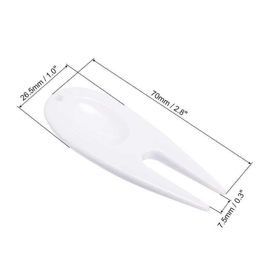 Plastic Golf Divot Tool, 10pcs Repair Forks Accessory for Ball Marker ...