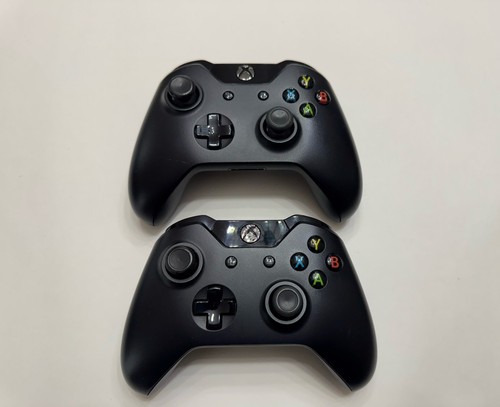 2 Microsoft Xbox One Wireless Controllers Model 1537 Black Tested | eBay