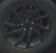 2016-2019 Discovery Sport OE Wheel 18x8 5 Spoke Angled V Spoke Black ...