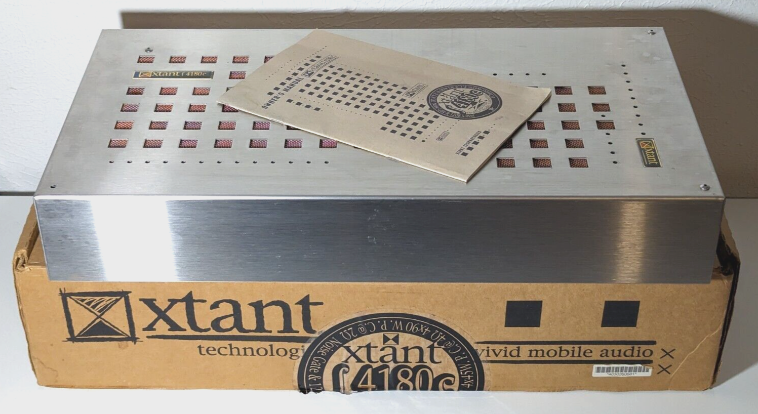 Xtant Technologies 4180c 4 Ch Vintage RARE Old School Car Audio Amplifier | eBay