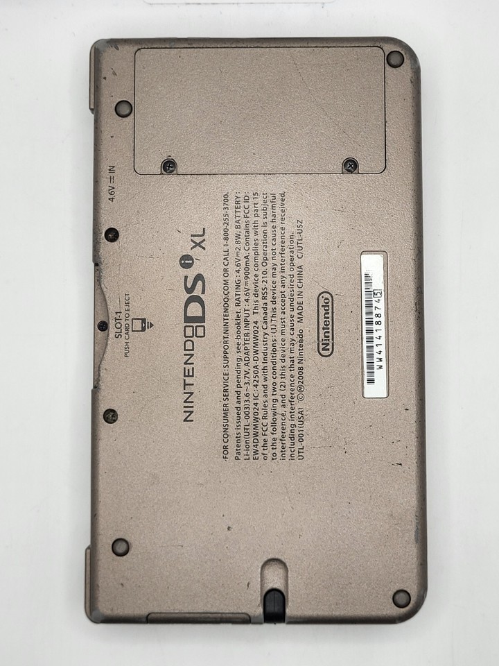Nintendo DSi XL Bronze Brown Console UTL-001 USA Working With Stylus ...