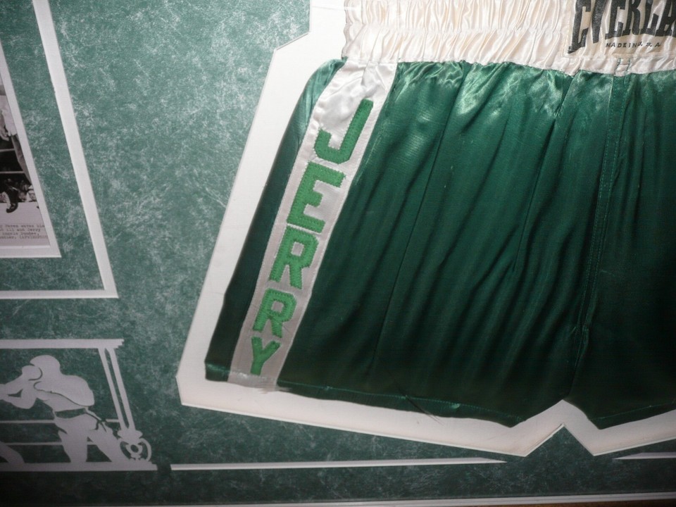 Boxing! Rare, Jerry Quarry's Training Trunks for 1970 fight with ...