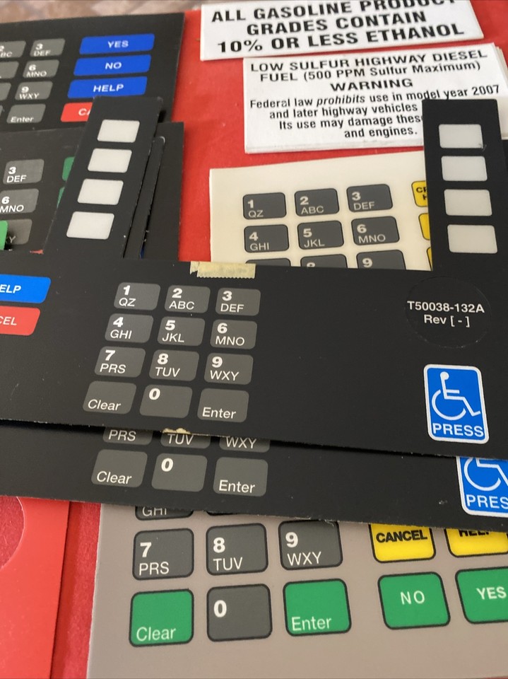 GILBARCO KEYPAD OVERLAYs And More | eBay