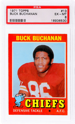 1971 Topps Buck Buchanan #13 PSA 6 | eBay