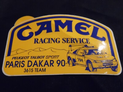 Autocollant CAMEL RACING SERVICE – PARIS DAKAR 90 | eBay
