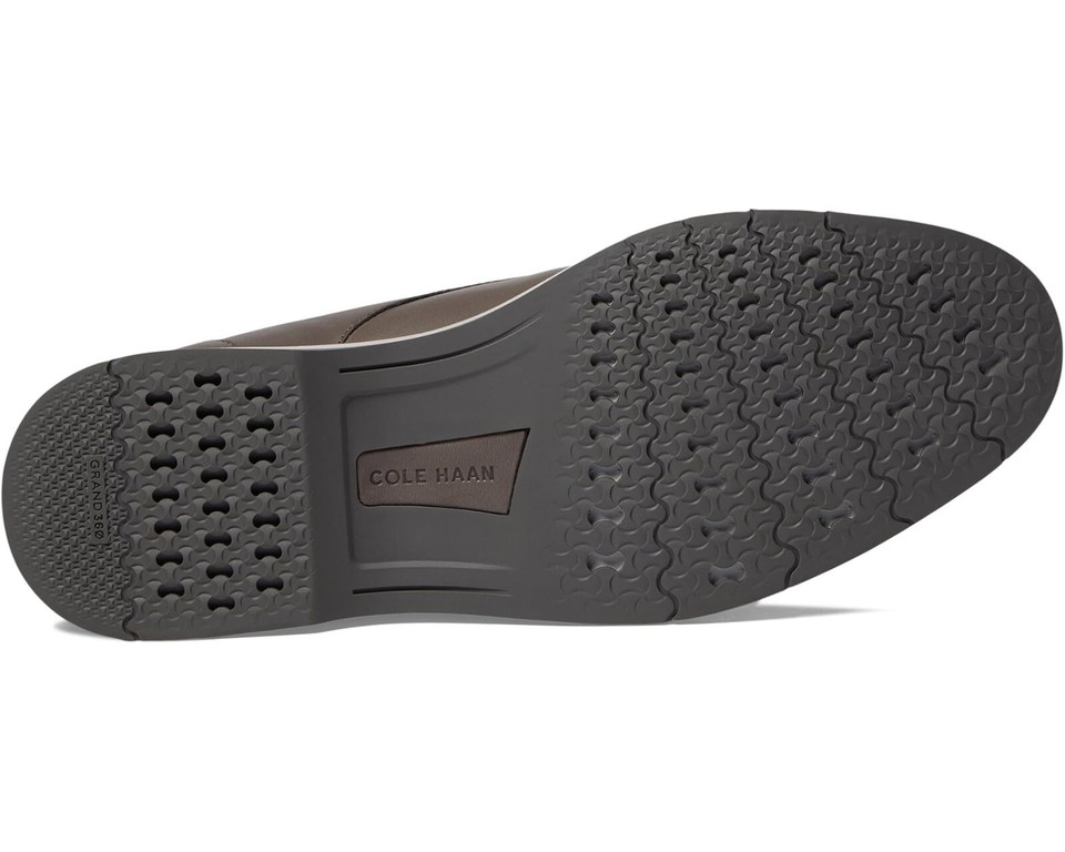Cole Haan Z10611* Grey Leather Osborn Grand 360 Plain Toe Oxford Shoes ...