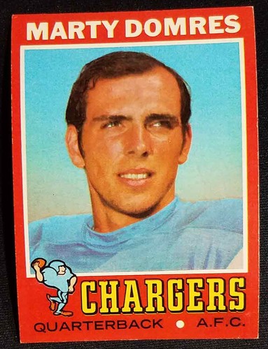 1971 Topps #66 Marty Domres Rookie RC San Diego Chargers EX-MINT | eBay UK