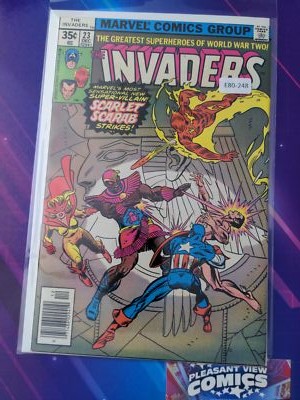 INVADERS #23 VOL. 1 HIGH GRADE 1ST APP NEWSSTAND MARVEL COMIC BOOK E80 ...