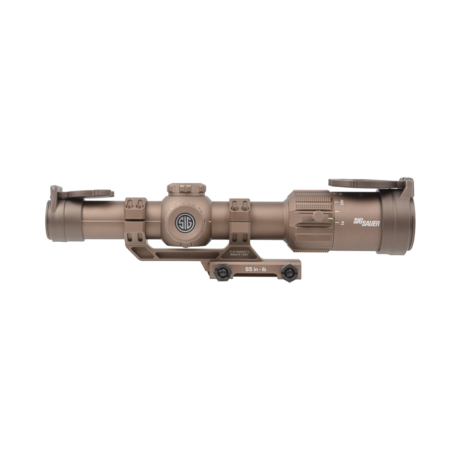Sig Sauer TANGO-MSR 1-6x24mm Illuminated Red MSR BDC6 Reticle COYOTE ...
