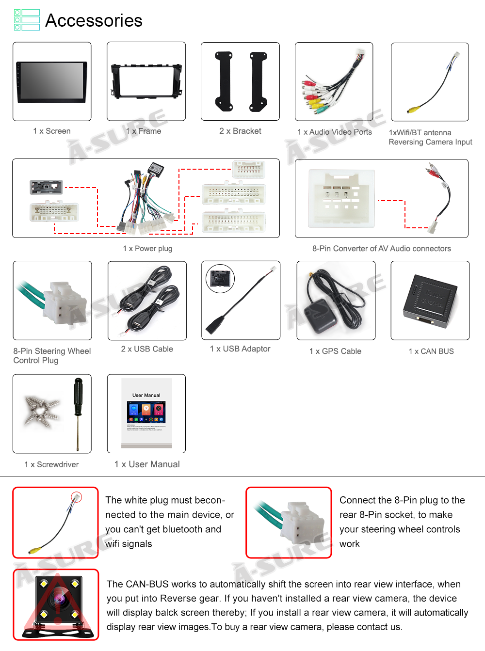2+64GB Stereo Radio for Nissan Altima 2013-2017 Android 14 Wifi CarPlay ...