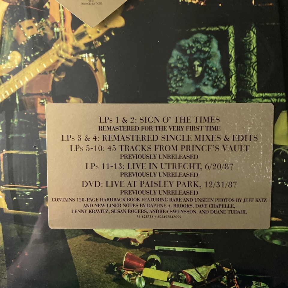Prince - Sign "O" The Times. Vinyl 13xLP+ DVD Super Deluxe Boxset NEW ...