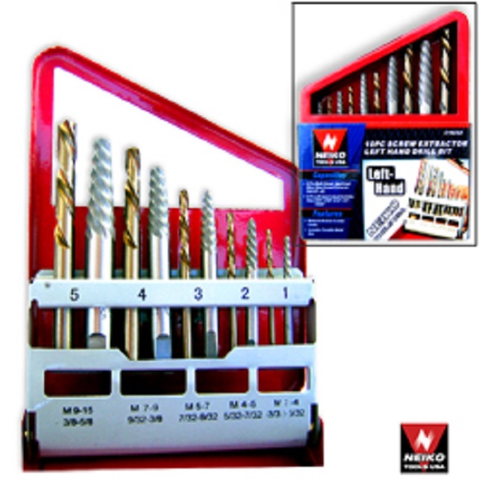 SCREW BROKEN BOLT EXTRACTER EASYOUT TOOL DRILL BIT SET EASY OUT ...